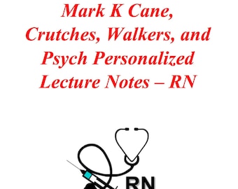 Mark K Lecture Notes - Etsy