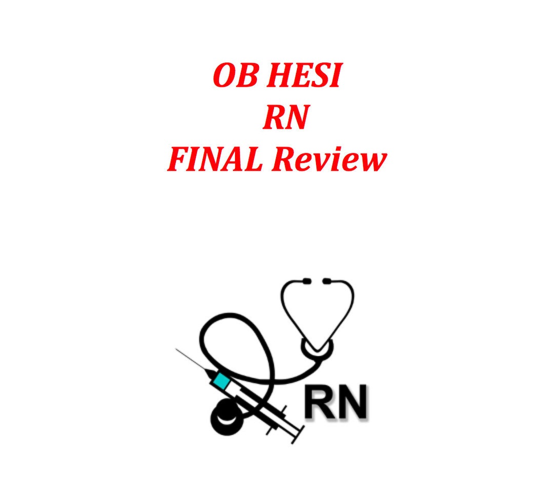 OB HESI Final RN Notes - Etsy