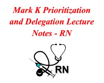 Mark K Lecture Notes - Etsy