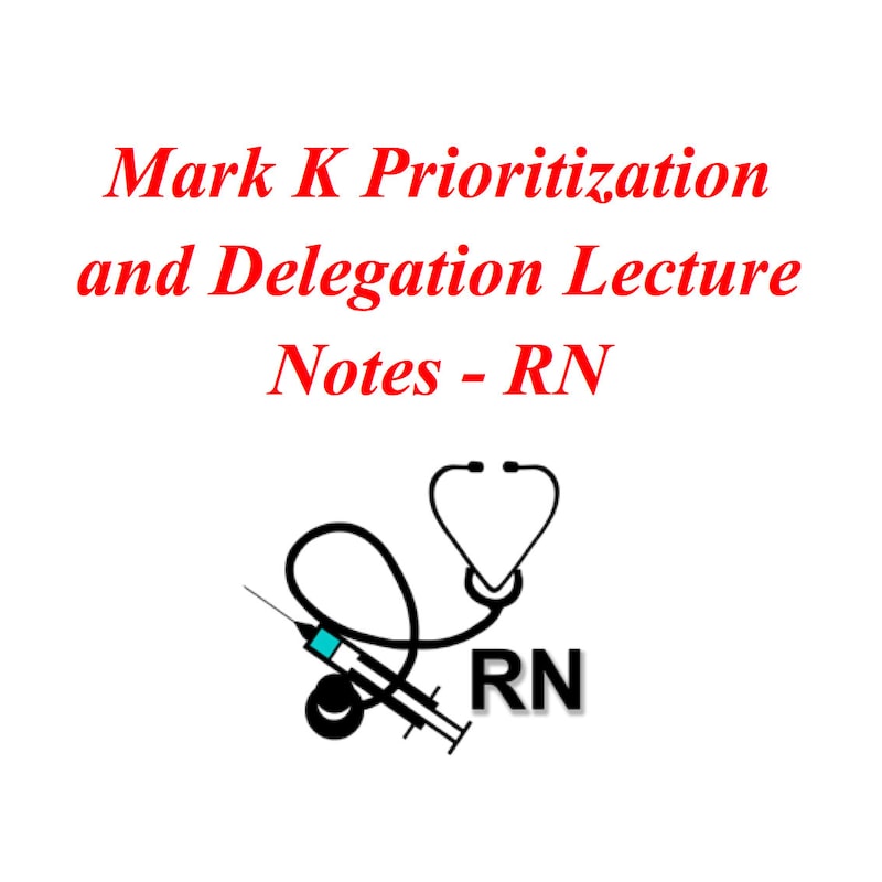 Mark K Lecture Notes - Etsy