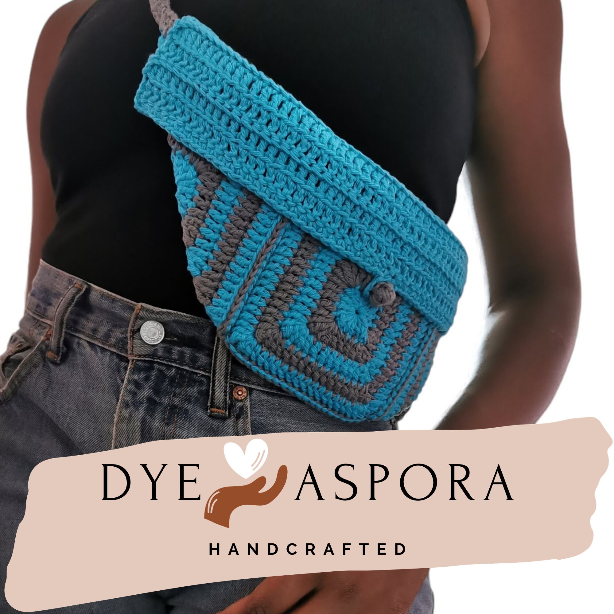 PATTERN ONLY Crochet Fanny Pack Crochet Belt Bag No Zipper Easy to ...