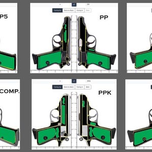 37 Walther Templates for Laser Engraving and Design - Etsy