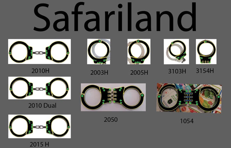 Handcuff Templates for Design With Laser Engraving in .ai8 and .svg ...