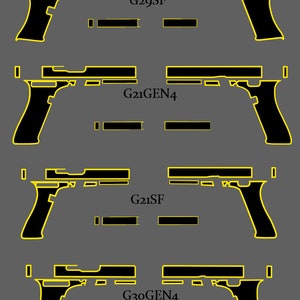 Glock Templates for Design and Engraving (beyond Affordable) - Etsy