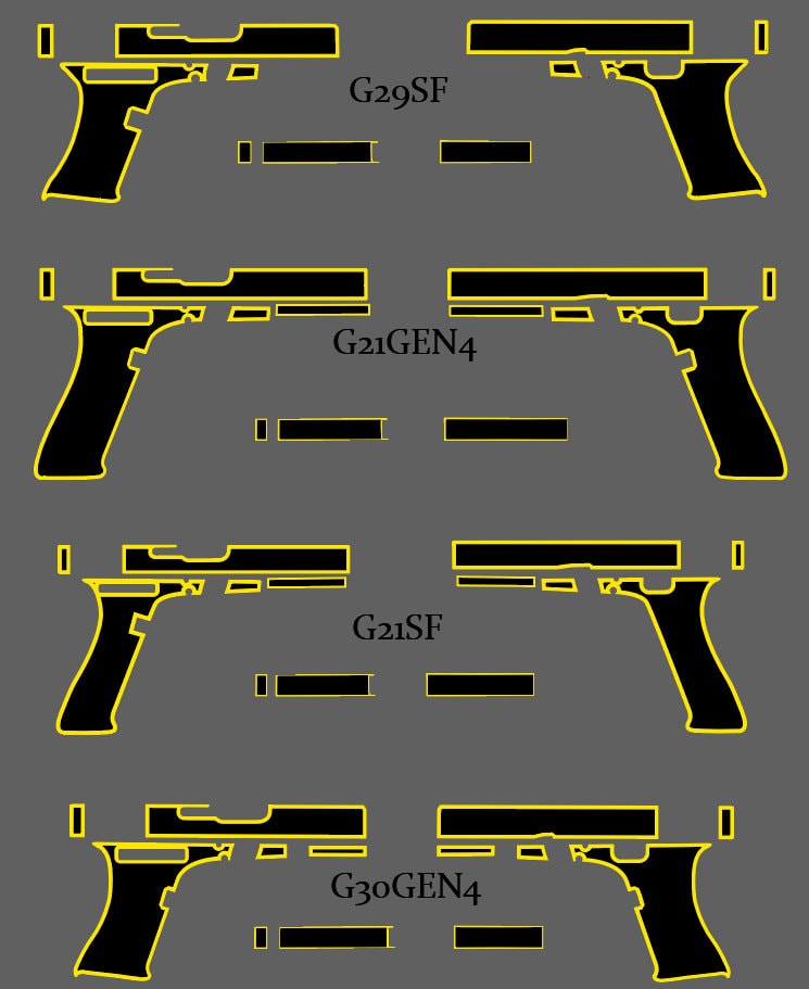Glock Templates for Design and Engraving (beyond Affordable) - Etsy