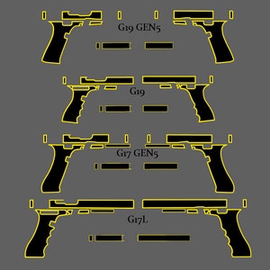 Glock Templates for Design and Engraving (beyond Affordable) - Etsy