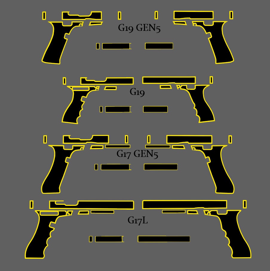 Glock Templates for Design and Engraving (beyond Affordable) - Etsy