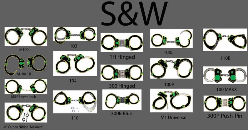 Handcuff Templates for Design With Laser Engraving in .ai8 and .svg ...