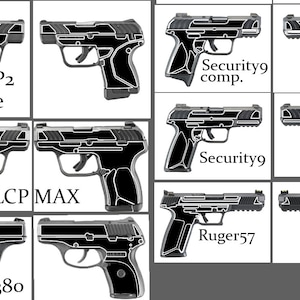 Ruger Templates for Design and Engraving (beyond Affordable) - Etsy