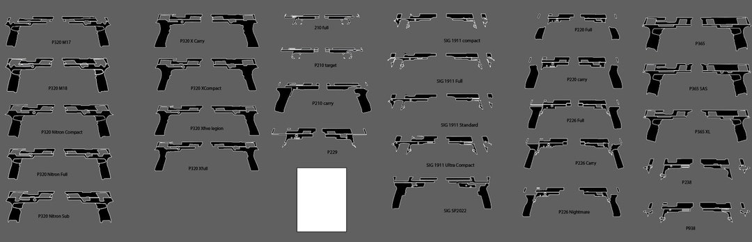 SIG Templates for Design and Engraving beyond Affordable - Etsy