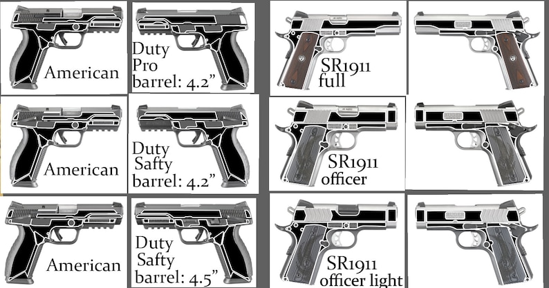 Ruger Templates for Design and Engraving (beyond Affordable) - Etsy
