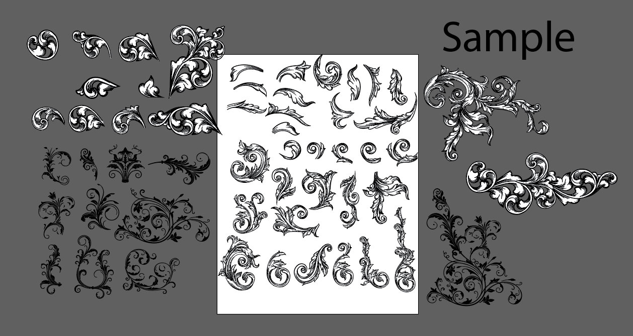 Modularized Scroll Designs (beyond Affordable) - Etsy