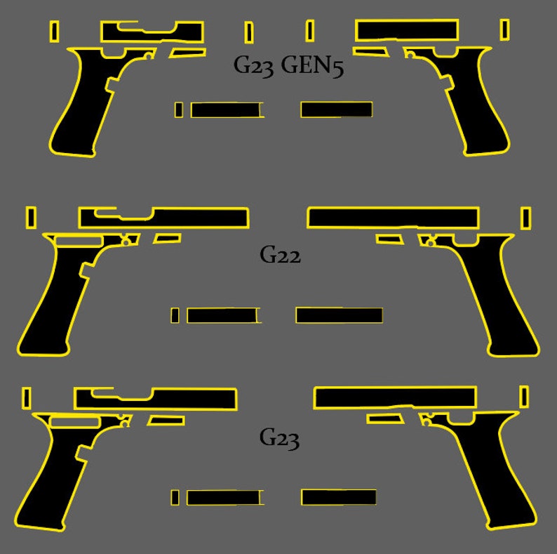 Glock Templates for Design and Engraving (beyond Affordable) - Etsy