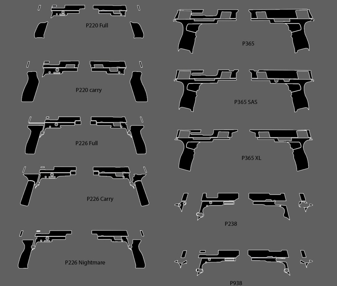 SIG Templates for Design and Engraving (beyond Affordable) - Etsy