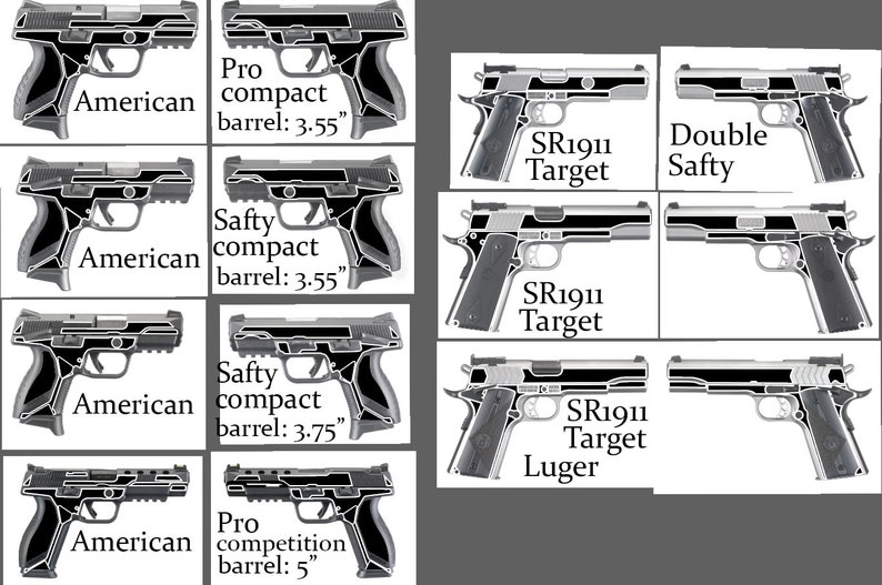 Ruger Templates for Design and Engraving (beyond Affordable) - Etsy