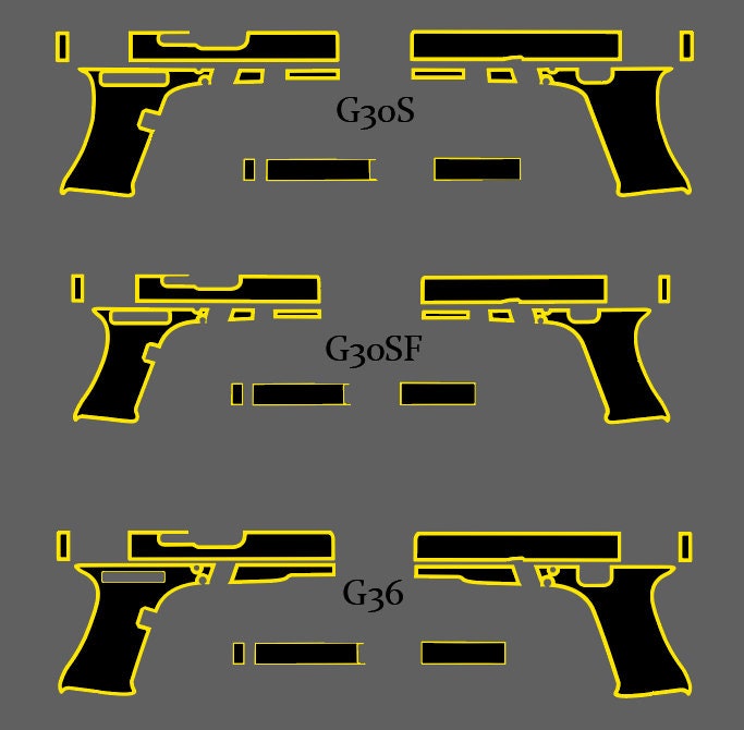 Glock Templates for Design and Engraving (beyond Affordable) - Etsy