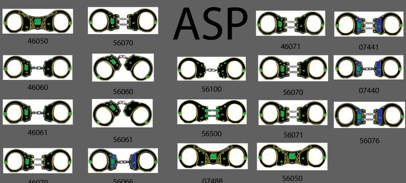 Handcuff Templates for Design With Laser Engraving in .ai8 and .svg ...