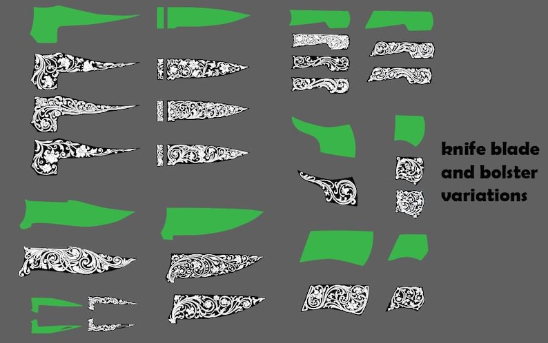 Blade & Bolster Design – Full Design + Template (laser-ready) - Etsy