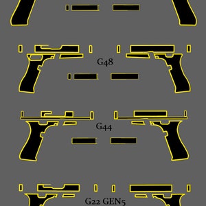 Glock Templates for Design and Engraving (beyond Affordable) - Etsy