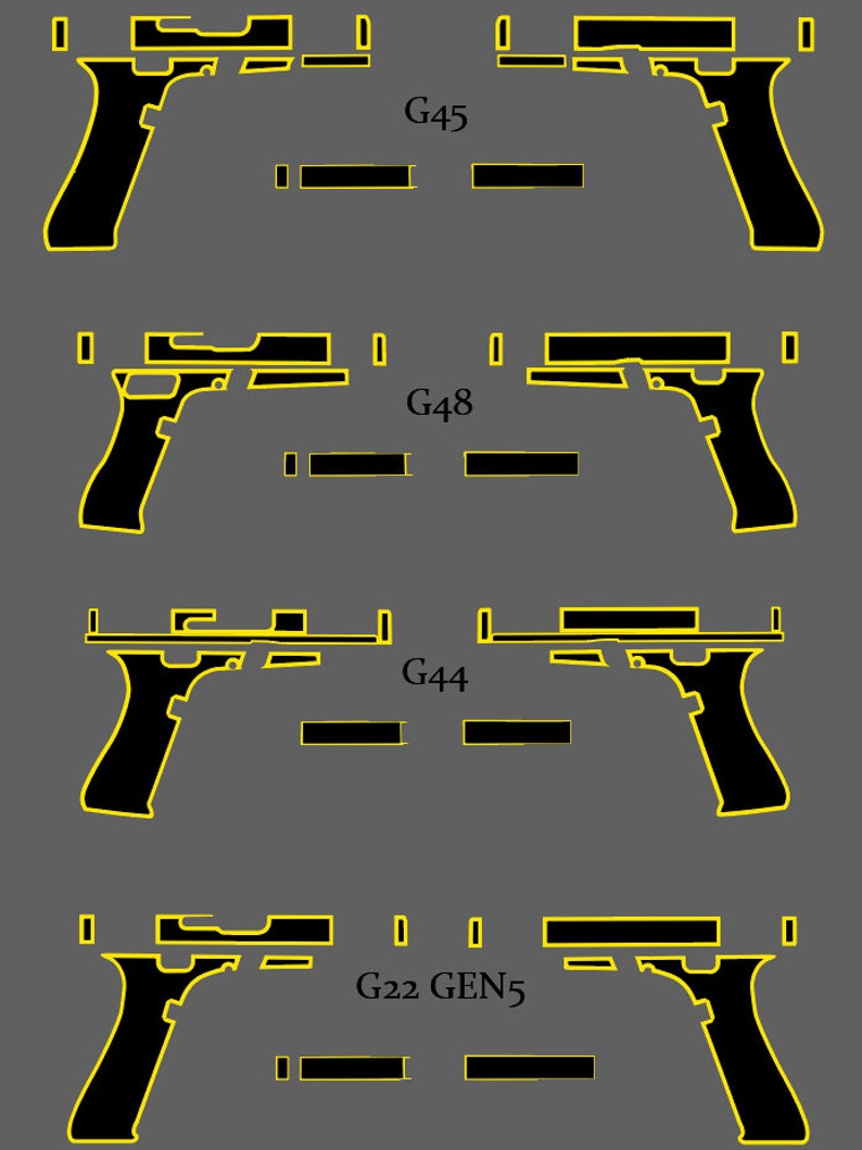 Glock Templates for Design and Engraving (beyond Affordable) - Etsy