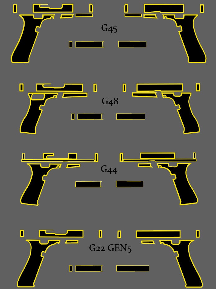 Glock Templates for Design and Engraving (beyond Affordable) - Etsy