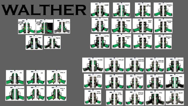 37 Walther Templates for Laser Engraving and Design - Etsy