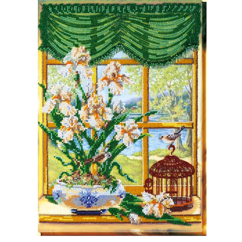 Wooden Bead Embroidery - Etsy UK