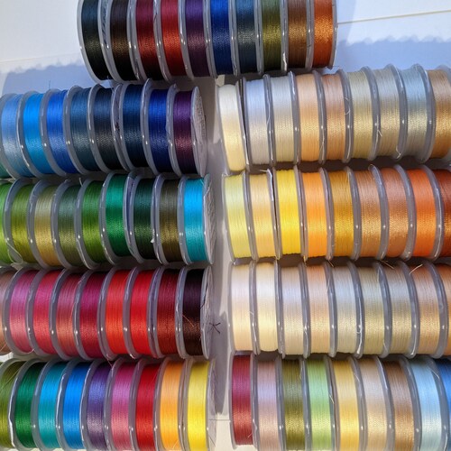 Threads for Embroidery With Beads by the Piece Beading - Etsy