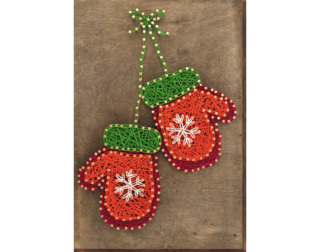 String Art DIY Kit "mittens" DIY. Creative DIY Kit. - Etsy