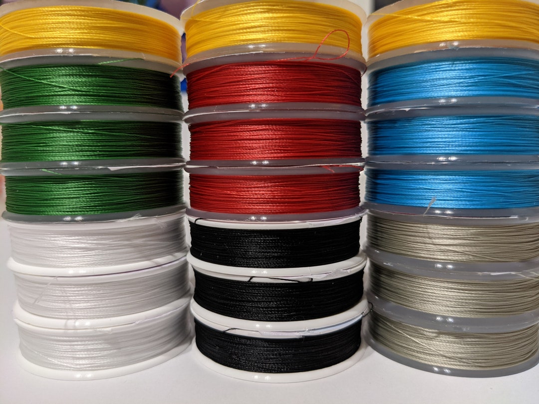 Threads for Embroidery With Beads by the Piece, Beading Threads ...