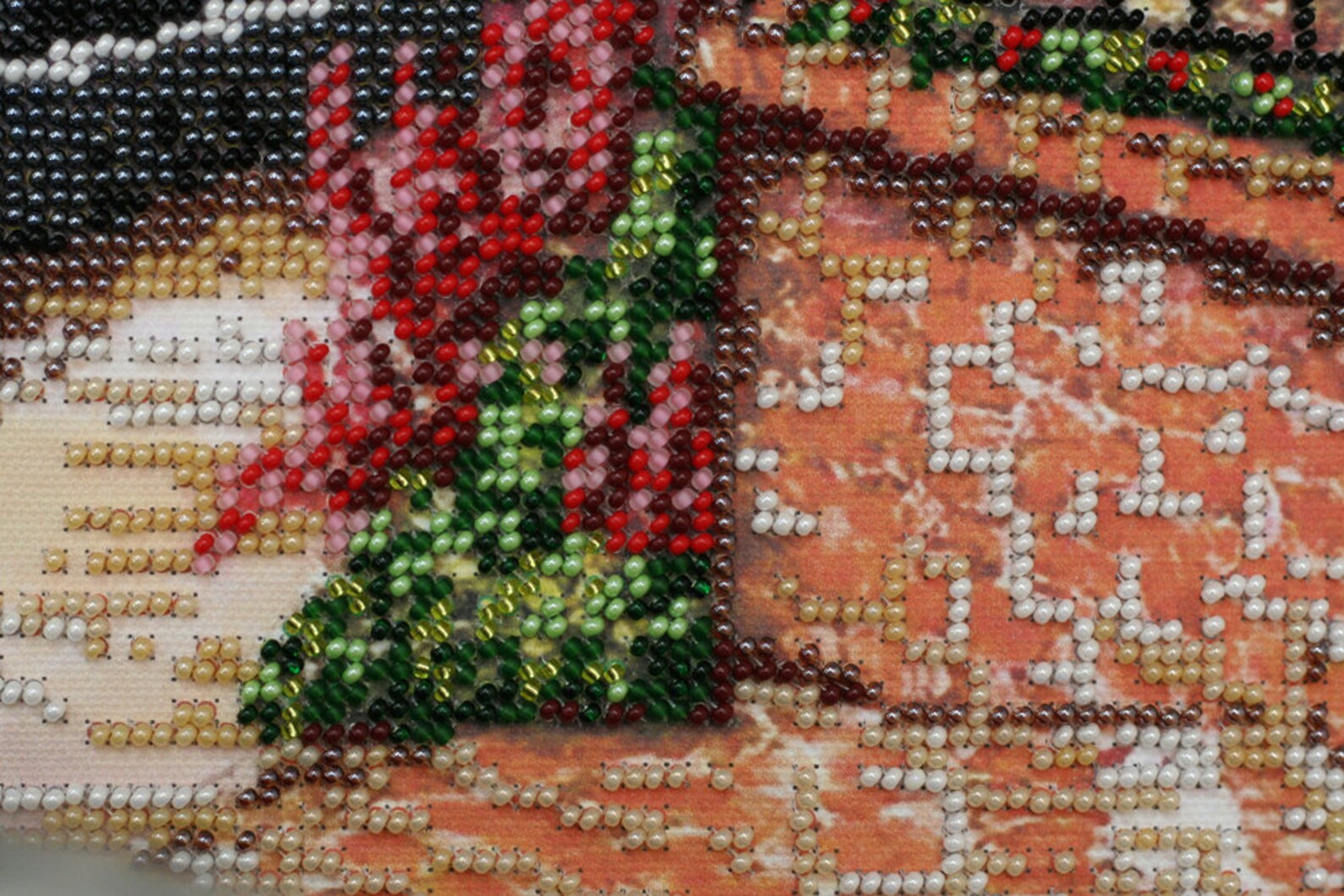 Bead Embroidery Kit on Art Canvas Bay. Abris Art DIY Beadwork Kit ...