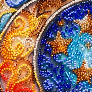 Bead Embroidery Kit on Art Canvas - Magical Dreams. DIY Beadwork Kit ...