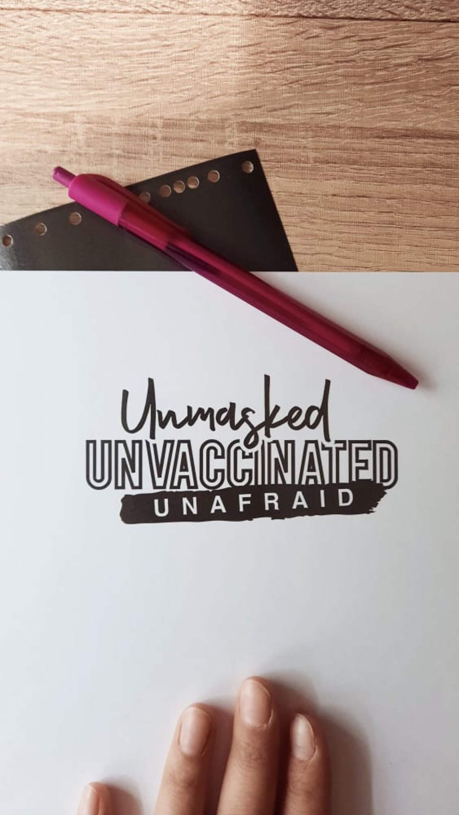 Unmasked Unvaccinated Unafraid DECAL - Etsy