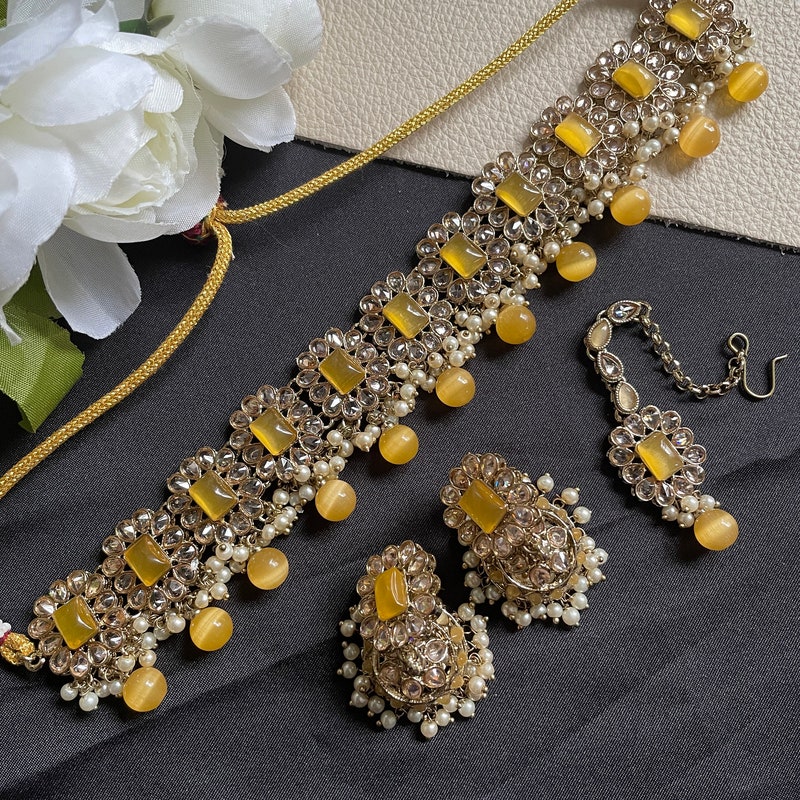 Yellow Jewelry - Etsy
