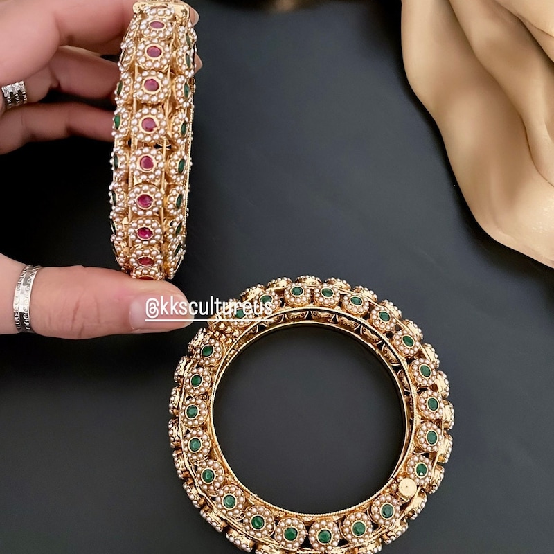 Jadau Bangles - Etsy