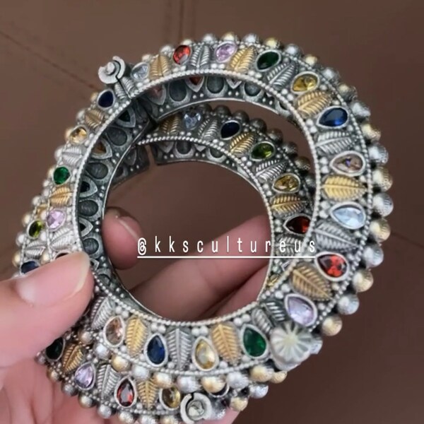 Oxidized Bangles - Etsy