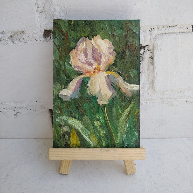 Single Flower Oil Painting - Etsy