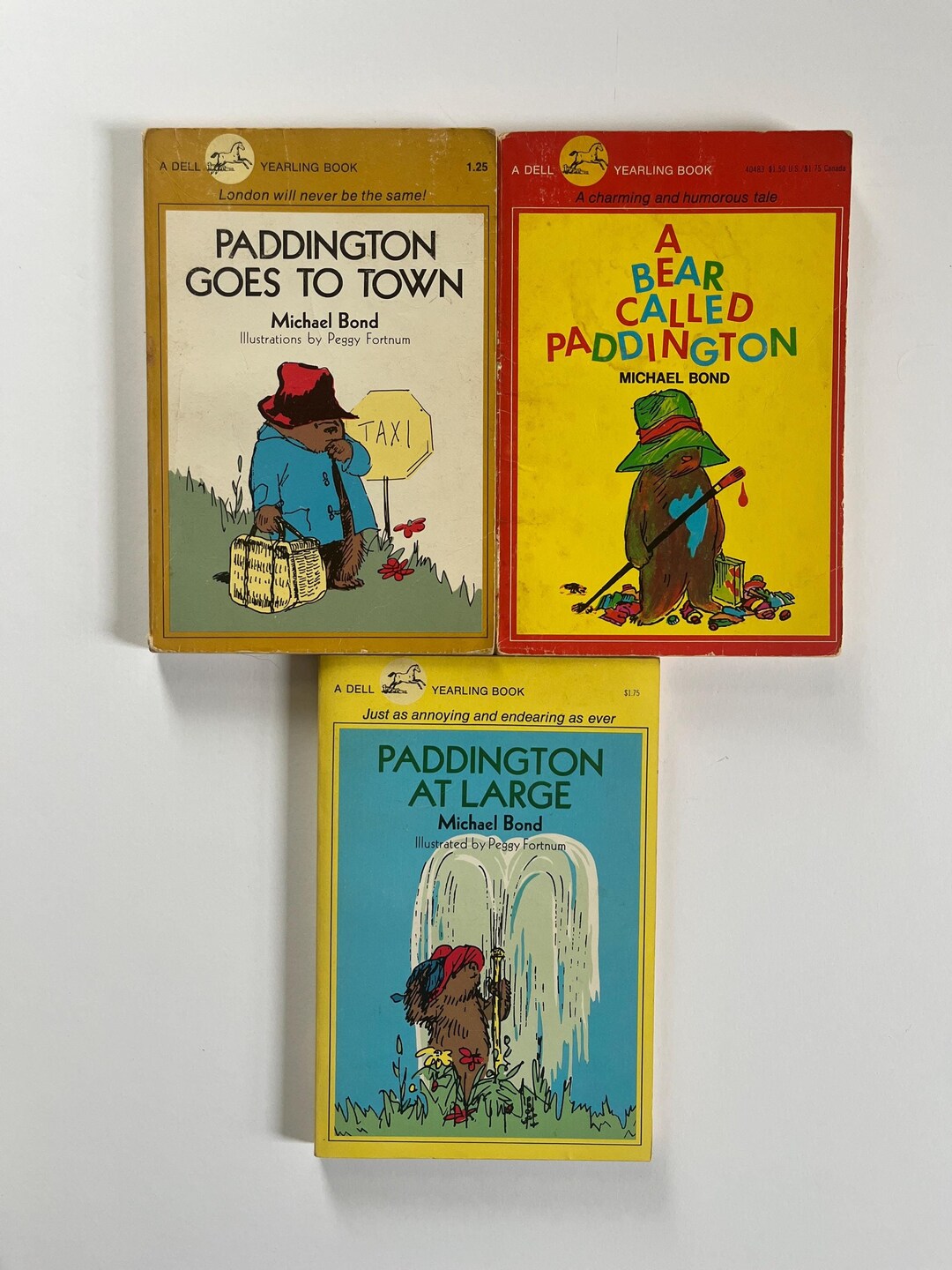 Set of 3 Paddington Bear Books, Printed in 1980s - Etsy