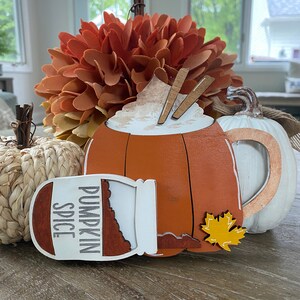 Pumpkin Spice, Fall Tiered Tray Decor, Fall Decorations, Fall Decor ...