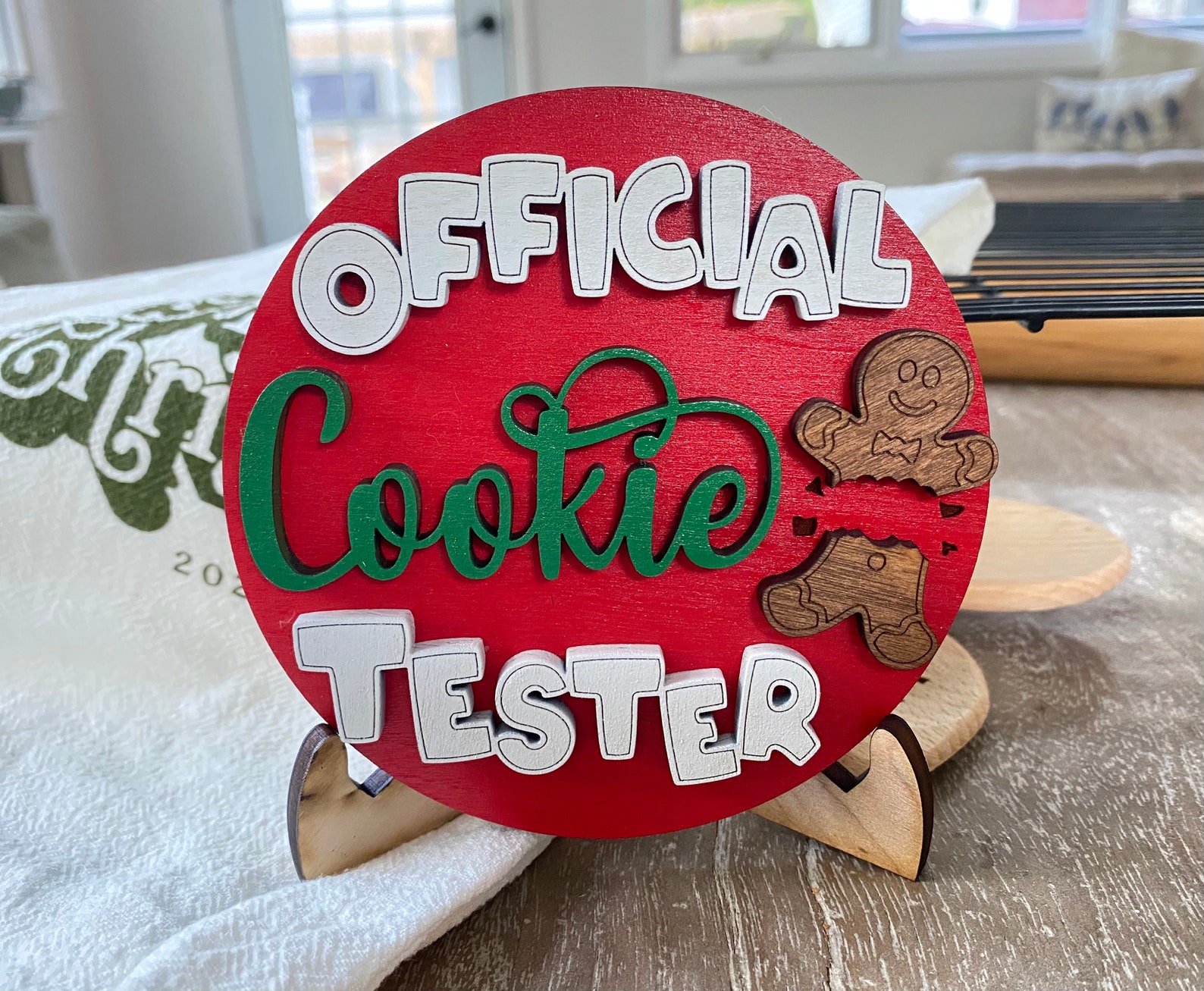 Gingerbread Tiered Tray/gingerbread Man/gingerbread | Etsy