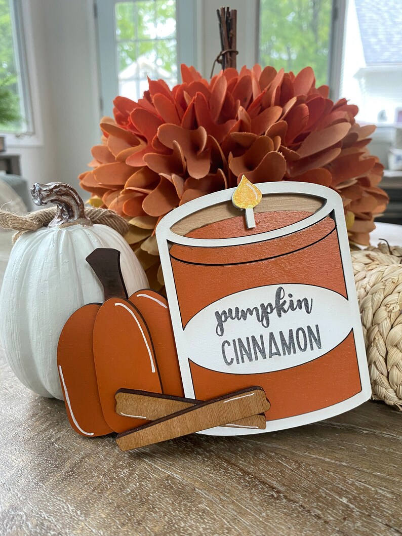 Pumpkin Spice Fall Tiered Tray Decor Fall Decorations Fall - Etsy