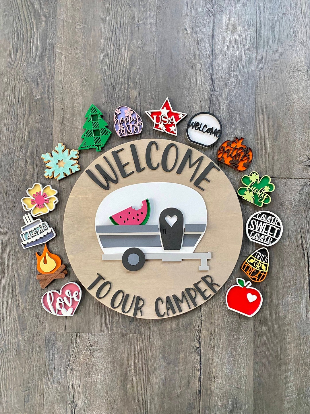 Welcome to Our Camper/interchangeable Sign/interchangeable Welcome Sign ...