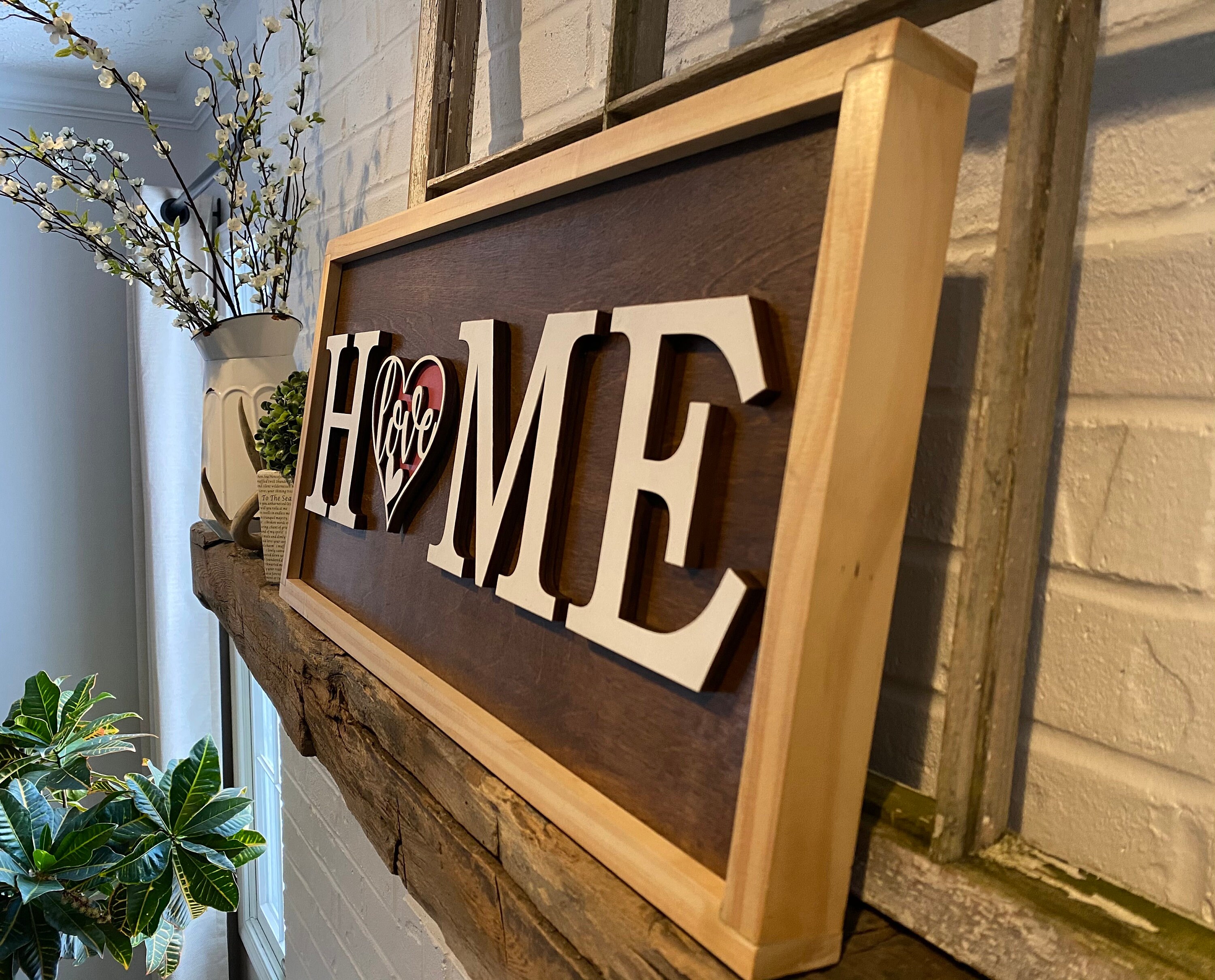 Interchangeable Home Sign/welcome Sign/all Seasons Sign/home | Etsy