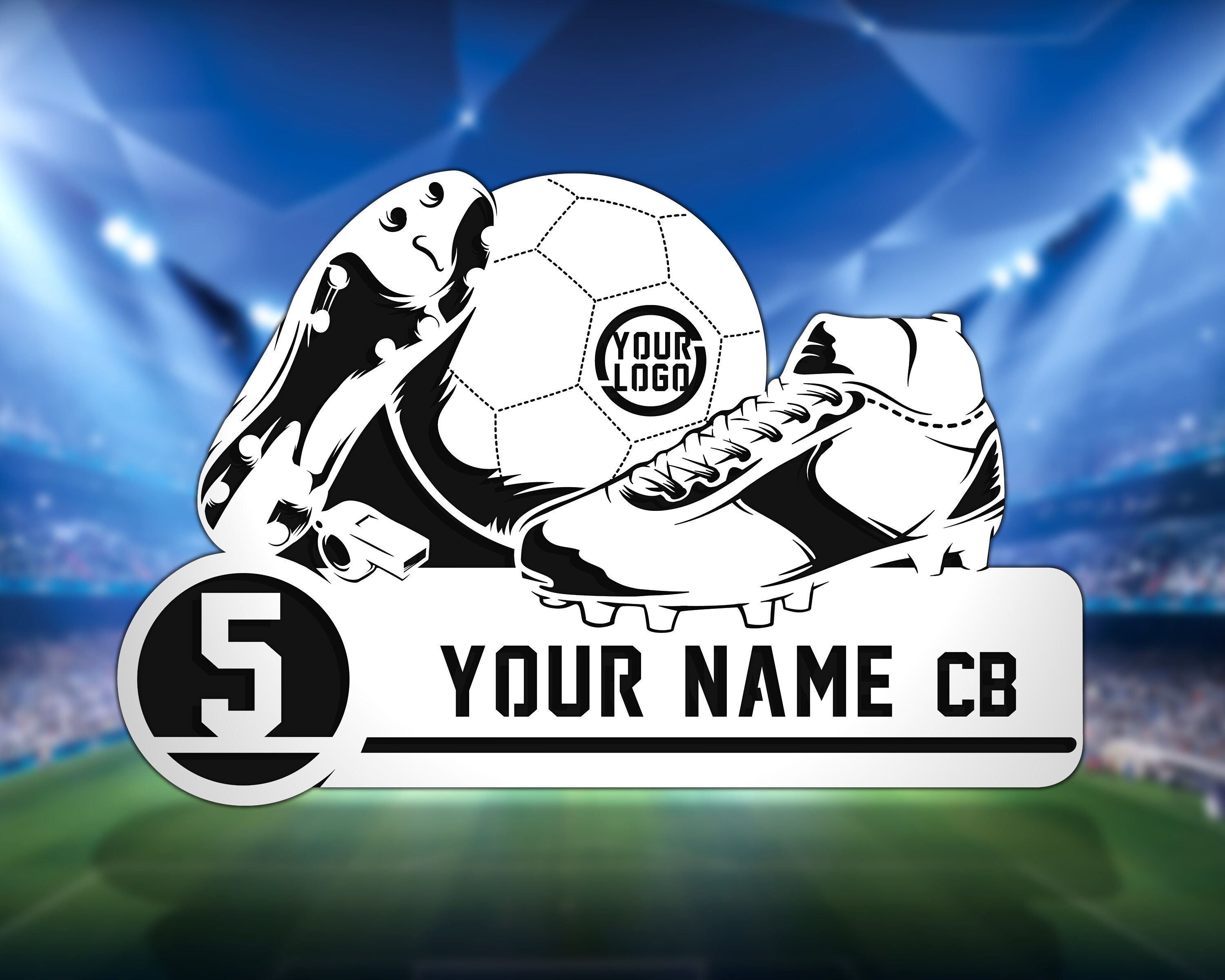 Personalized Sports Signs/soccer Sign/soccer Silhouette/gifts - Etsy