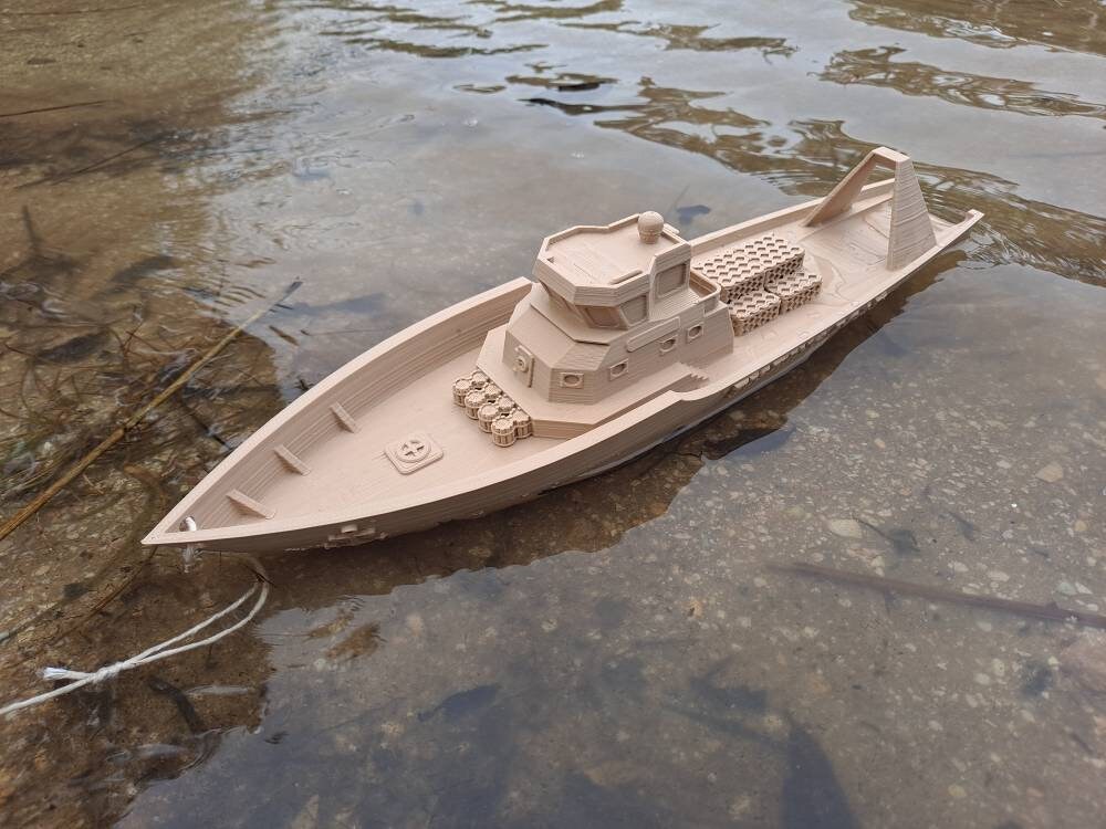 Toy Fishing Boat. Customizable. 15 Inches Long. Floats Very Well 3d ...