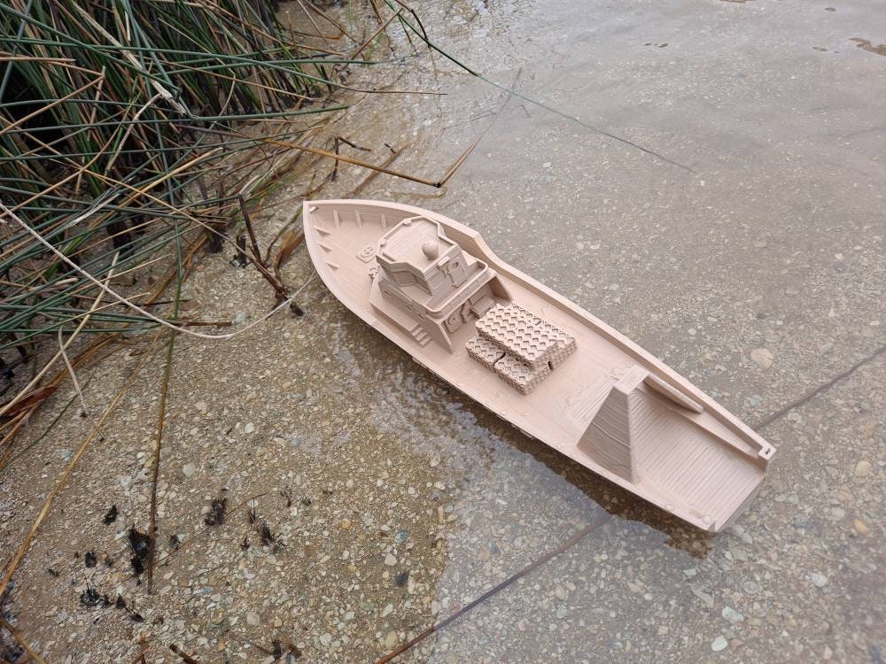 Toy Fishing Boat. Customizable. 15 Inches Long. Floats Very - Etsy