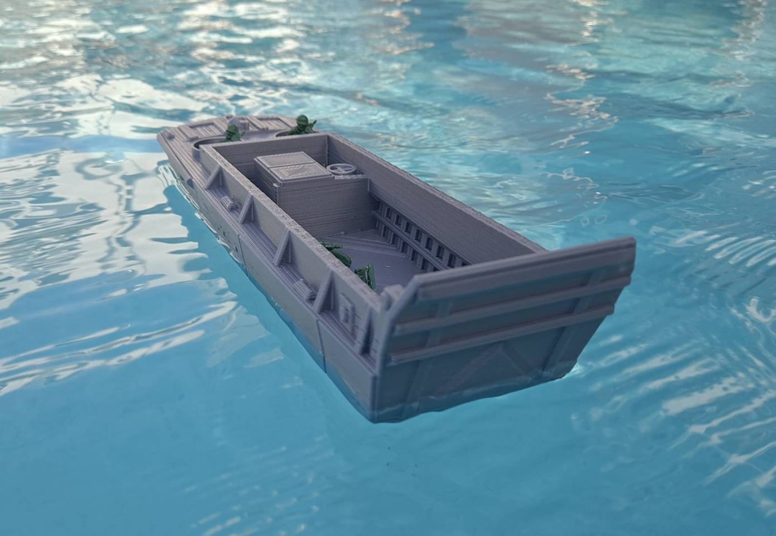 Toy Boat, Customizable Higgins Boat, Landing Craft. 3D Printed, 10 ...