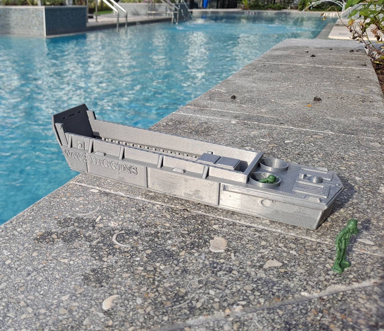 Toy Boat, Customizable Higgins Boat, Landing Craft. 3D Printed, 10 ...