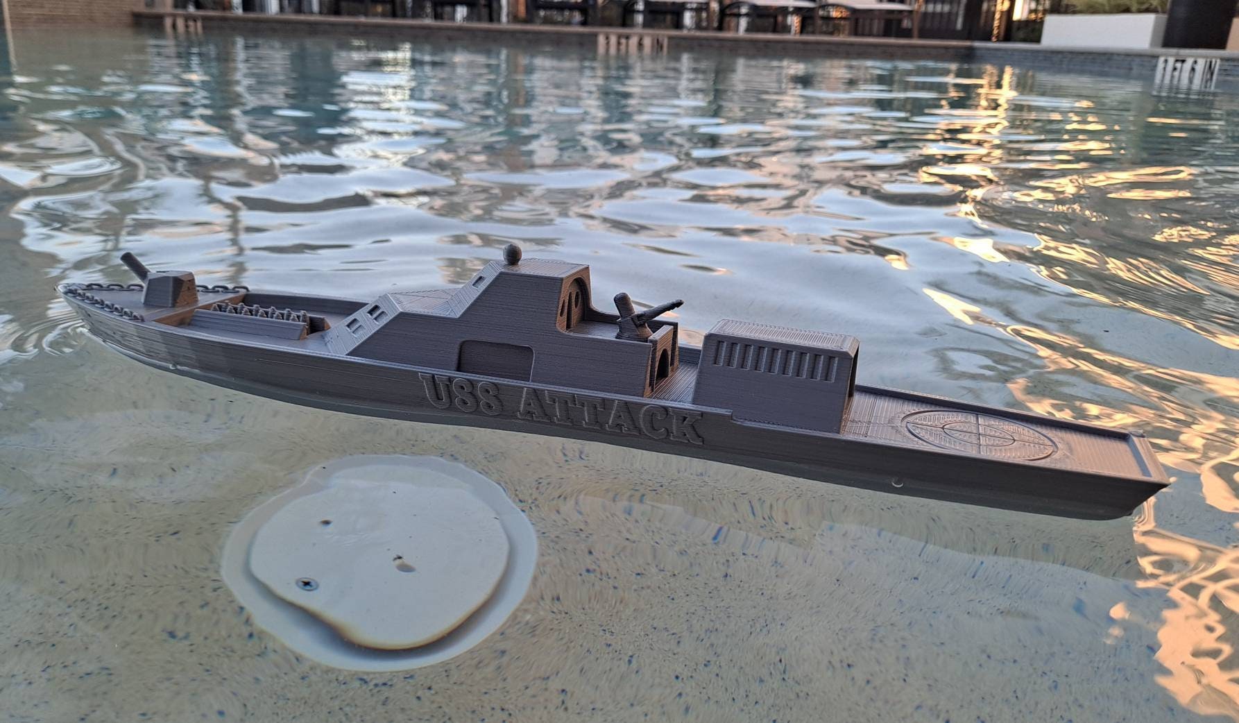 Customizable Toy Boat. 16" Long. Toy Battleship. Toy Warship. Modern ...