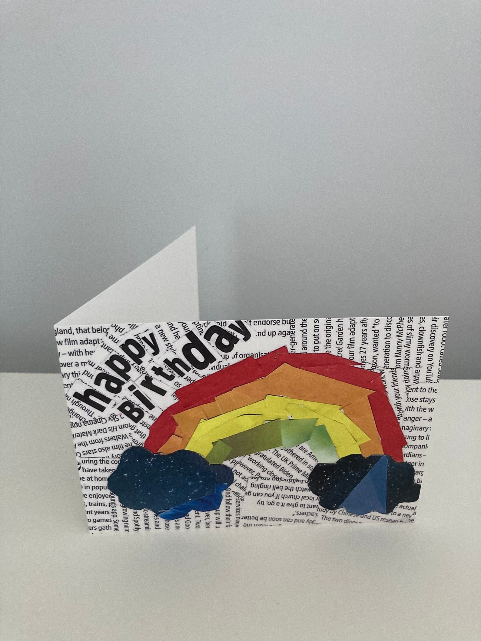 6 Mixed Rainbow Birthday Cards - Etsy